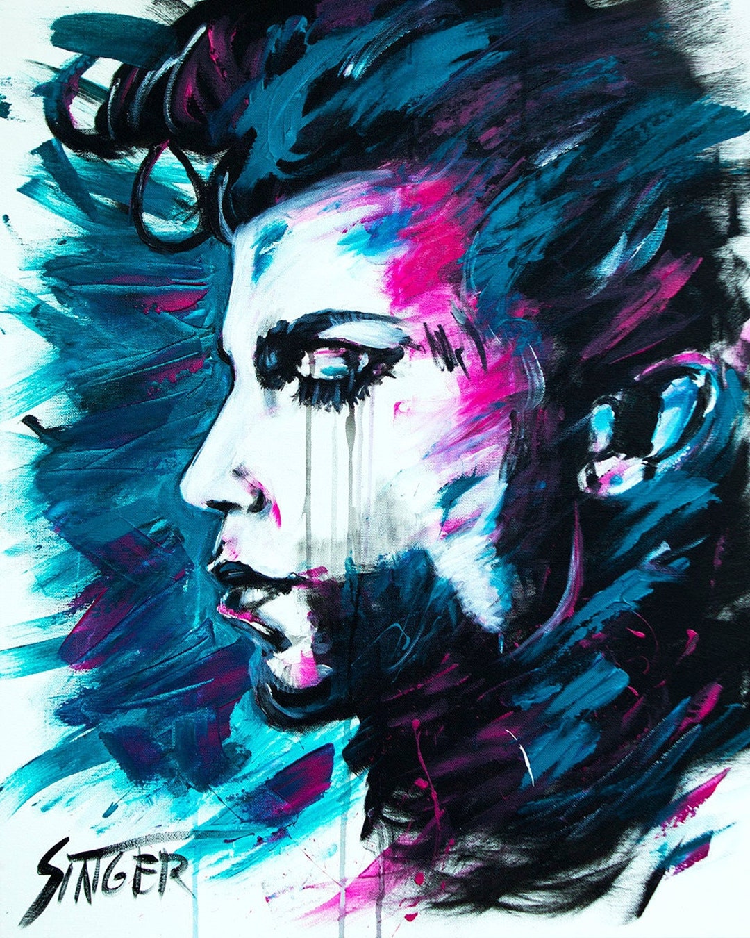 Portrait of Prince, Acrylic Painting, Wall Art, Home Decor, Wall Decor ...