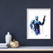 Robocop Watercolor Painting, Wall Decor, Original Art, Fine Art ...