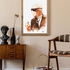 Invisible Man Print, Prints, Digital Prints, Watercolor, Wall Art, Home ...