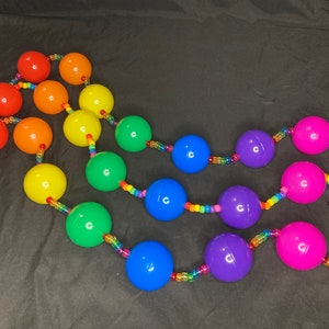 Ball Pit Chain | LGBTQ Flags | Rave Aesthetic | Pride | Kandi - Etsy