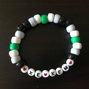 LGBTQ Custom Gender Identity Kandi Bead Bracelets With or Without ...