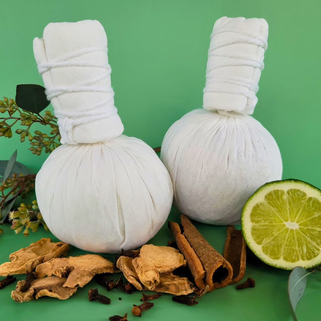 2 Thai Herbal Compresses, Relax and Melt Away Stress With Warm Herbal ...