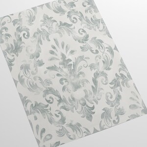 Vintage Damask Elegant Wallpaper, Vintage Nursery Decor, Antique Wall ...