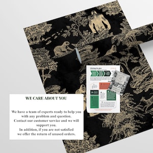 Mystical Bigfoot Toile De Jouy Wallpaper, Enchanted Forest Scenes ...