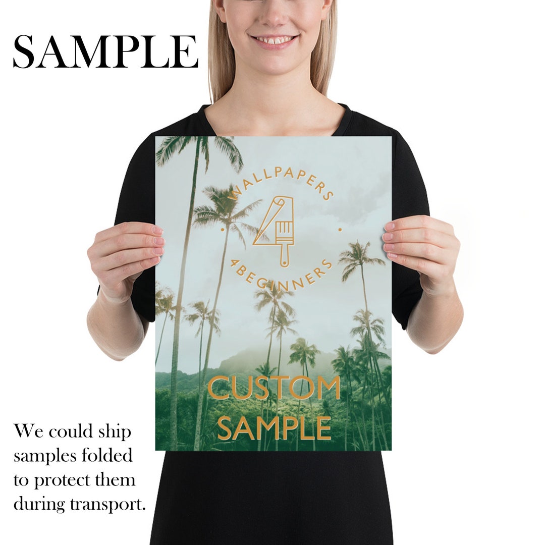 Custom Sample Request of Wallpaper for Unique Home Decor, Your Idea ...