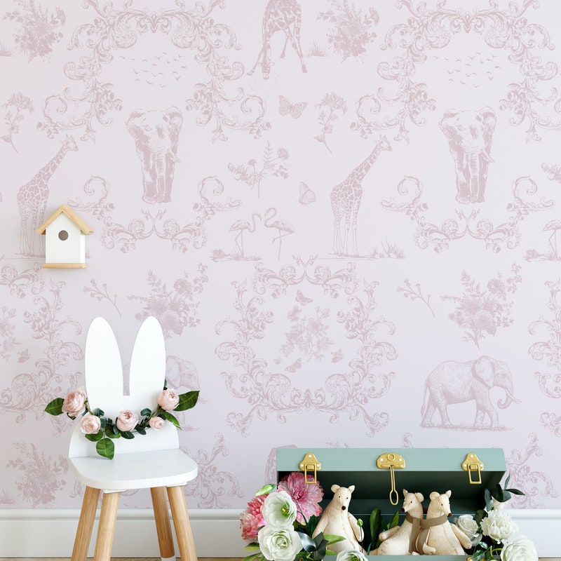 Girls Room Wallpaper - Etsy