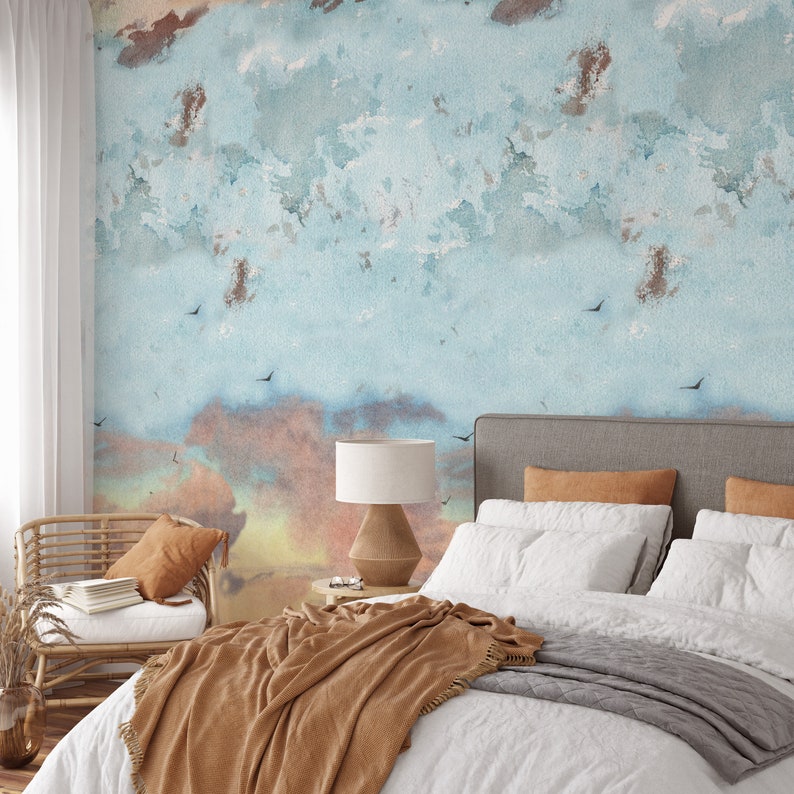 Extra Large Sunset Wallpaper Sundown Wall Art - Etsy