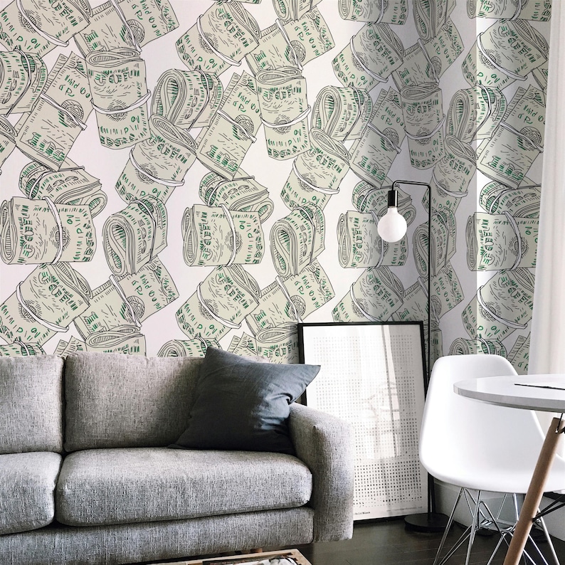 Japanese Banknote Wallpaper - Elegant Stylized Design, Unique Japanese ...