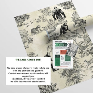 Mystical Bigfoot Toile De Jouy Wallpaper, Enchanted Forest Scenes ...