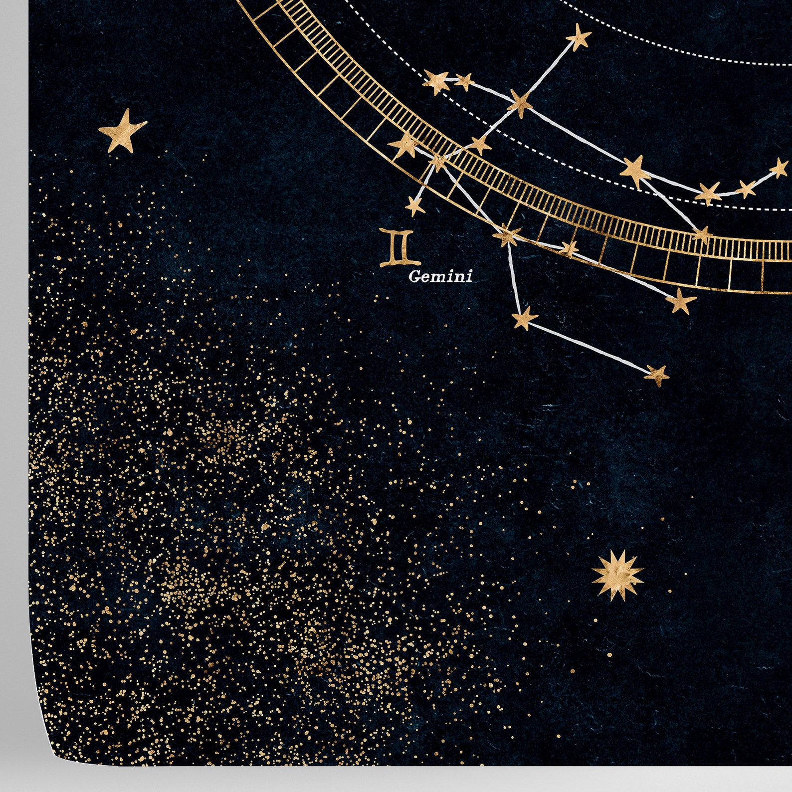 Extra Large Space Constellations With Stars Wallpaper, Dark Night ...