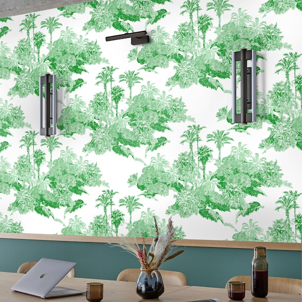 Toile Wallpaper - Etsy