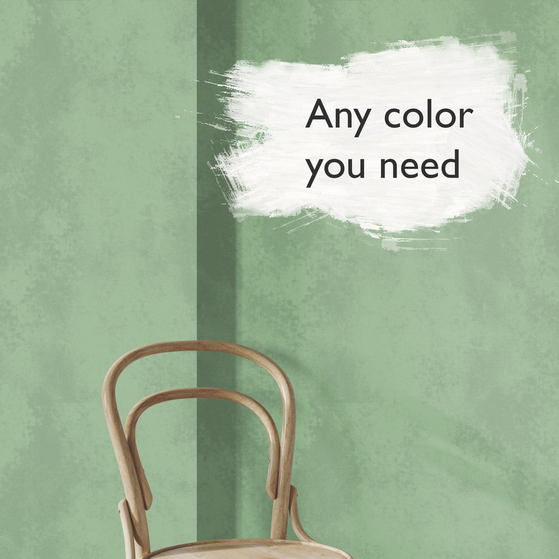 Customizable One Color Wallpaper, Solid Texture Wall Art, Custom ...