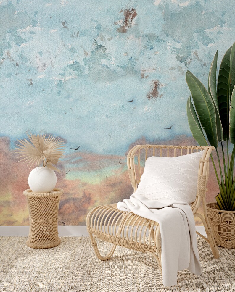 Extra Large Sunset Wallpaper Sundown Wall Art - Etsy