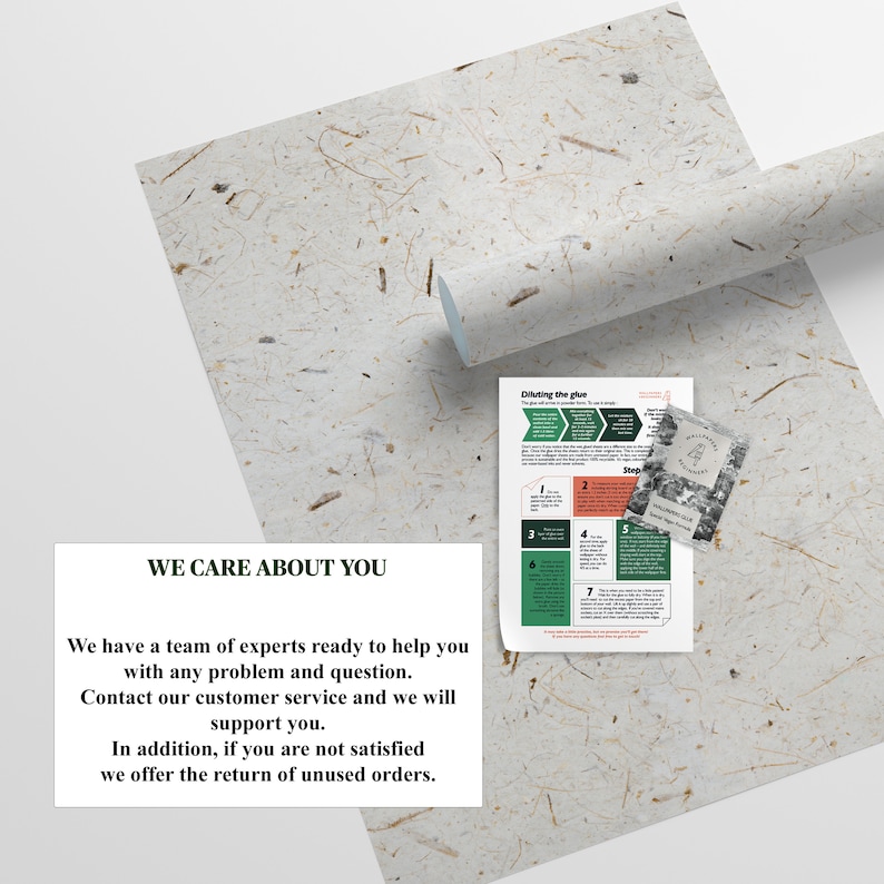 Handmade Paper Texture Wallpaper Rag Paper Wall Art - Etsy