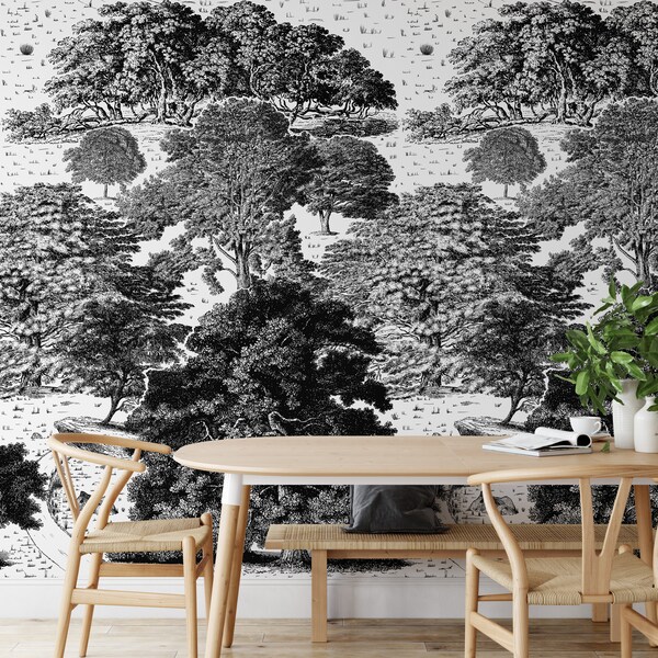 Extra Large Tree Wallpaper - Etsy