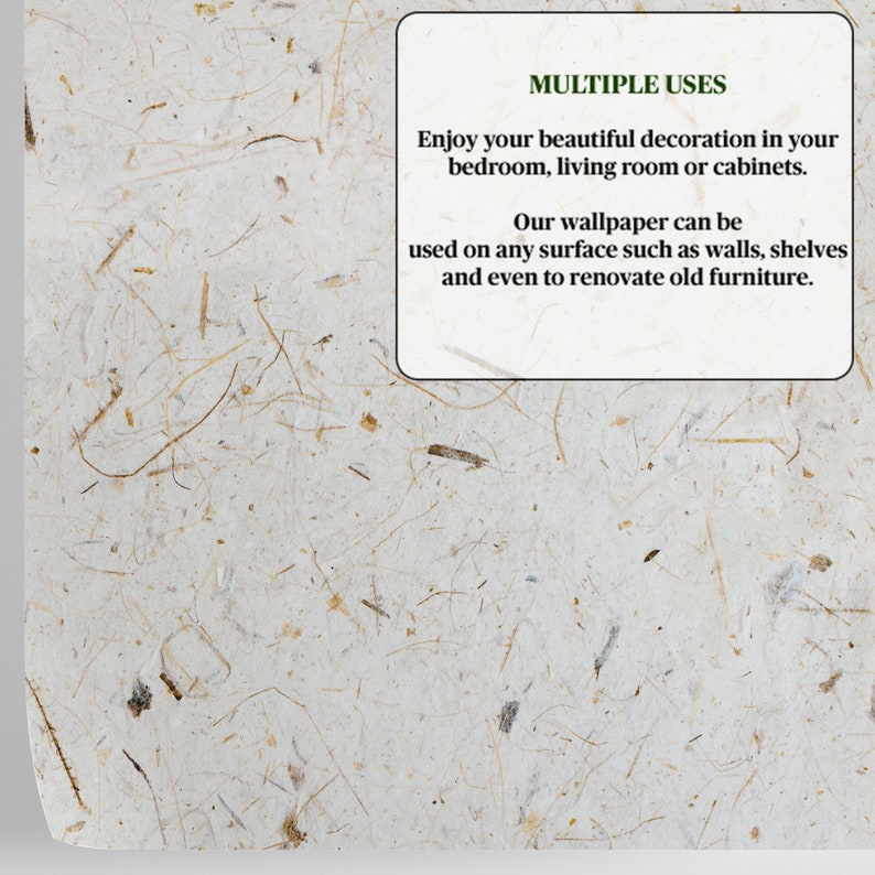 Handmade Paper Texture Wallpaper Rag Paper Wall Art - Etsy