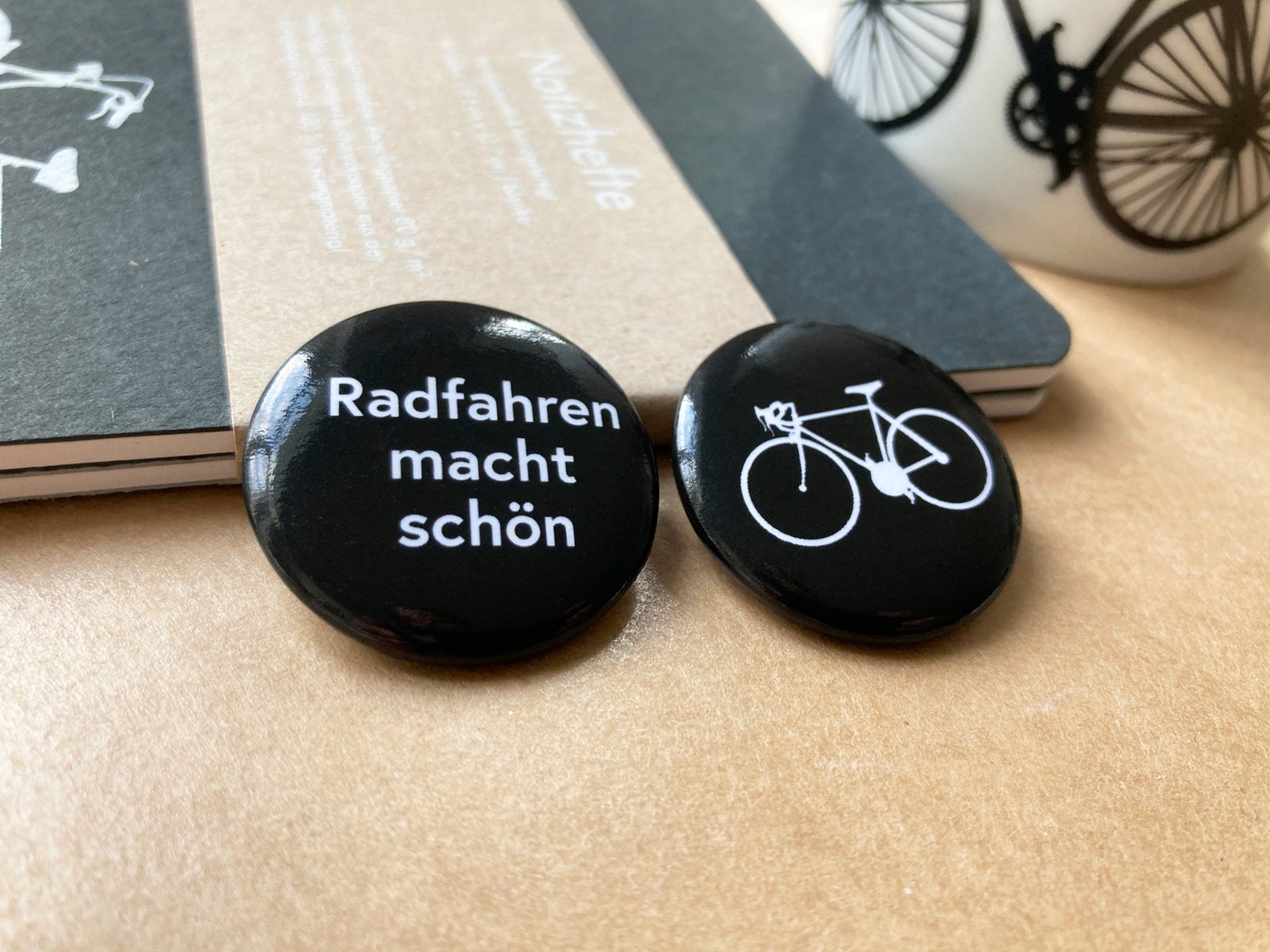 Bicycle Buttons Set of 2 | Etsy