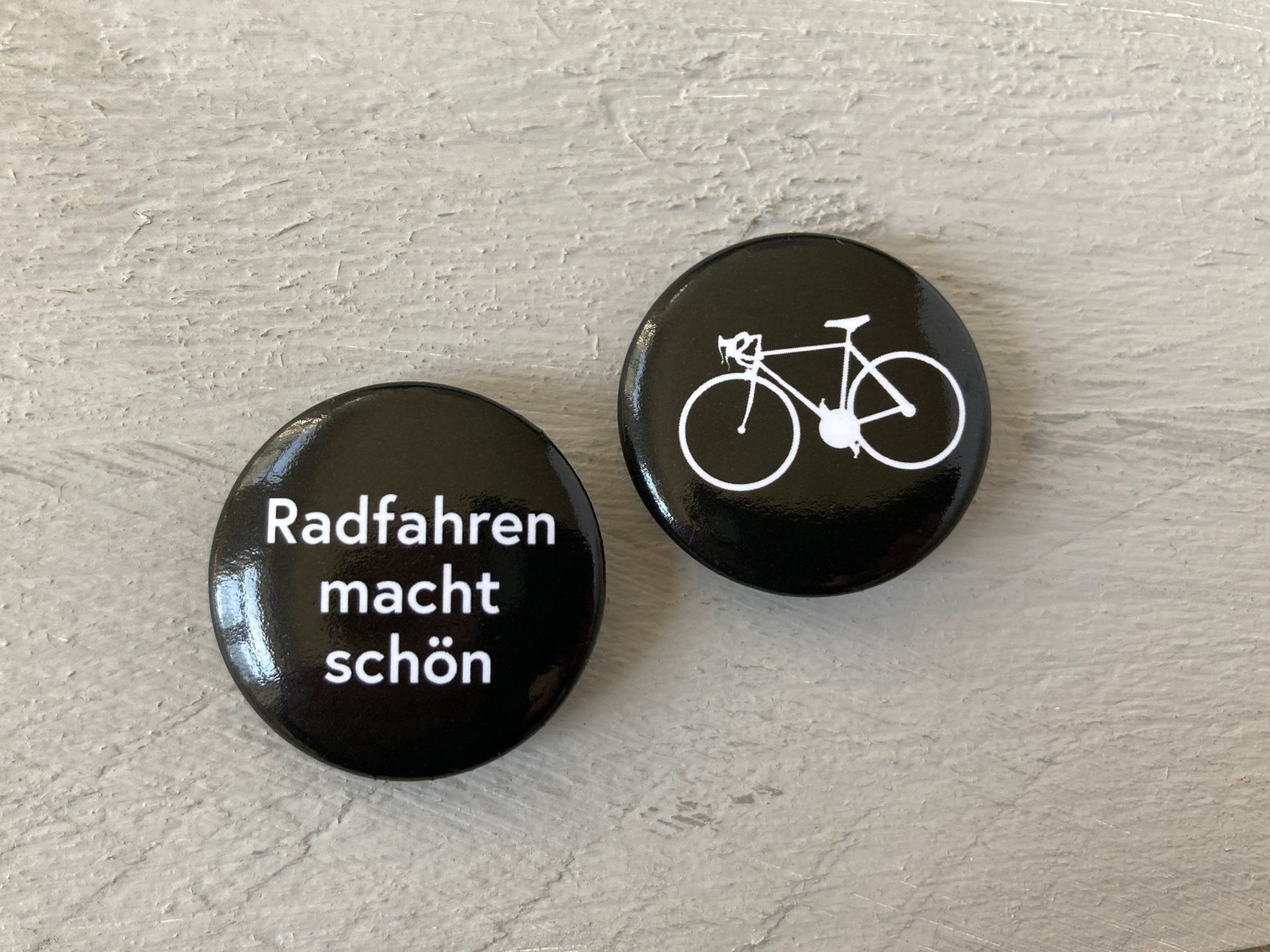 Bicycle Buttons Set of 2 | Etsy