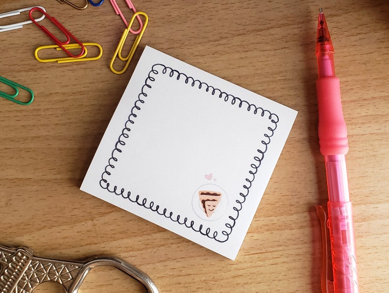 Brunch Bunch 3x3 Sticky Notes-hazelnut Spread Crepe - Etsy