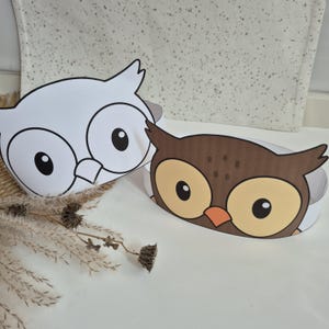 Printable Owl Paper Crown for Kids | DIY Owl Hat Craft | Forest Animal ...