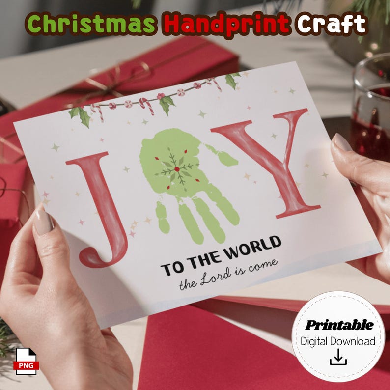 Christian Christmas Handprint Art Bundle | Nativity Handprint Crafts ...