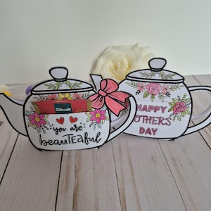 Printable Teapot Craft Kids Mom Gift Idea Mother’s Day Tea Bag Holder ...