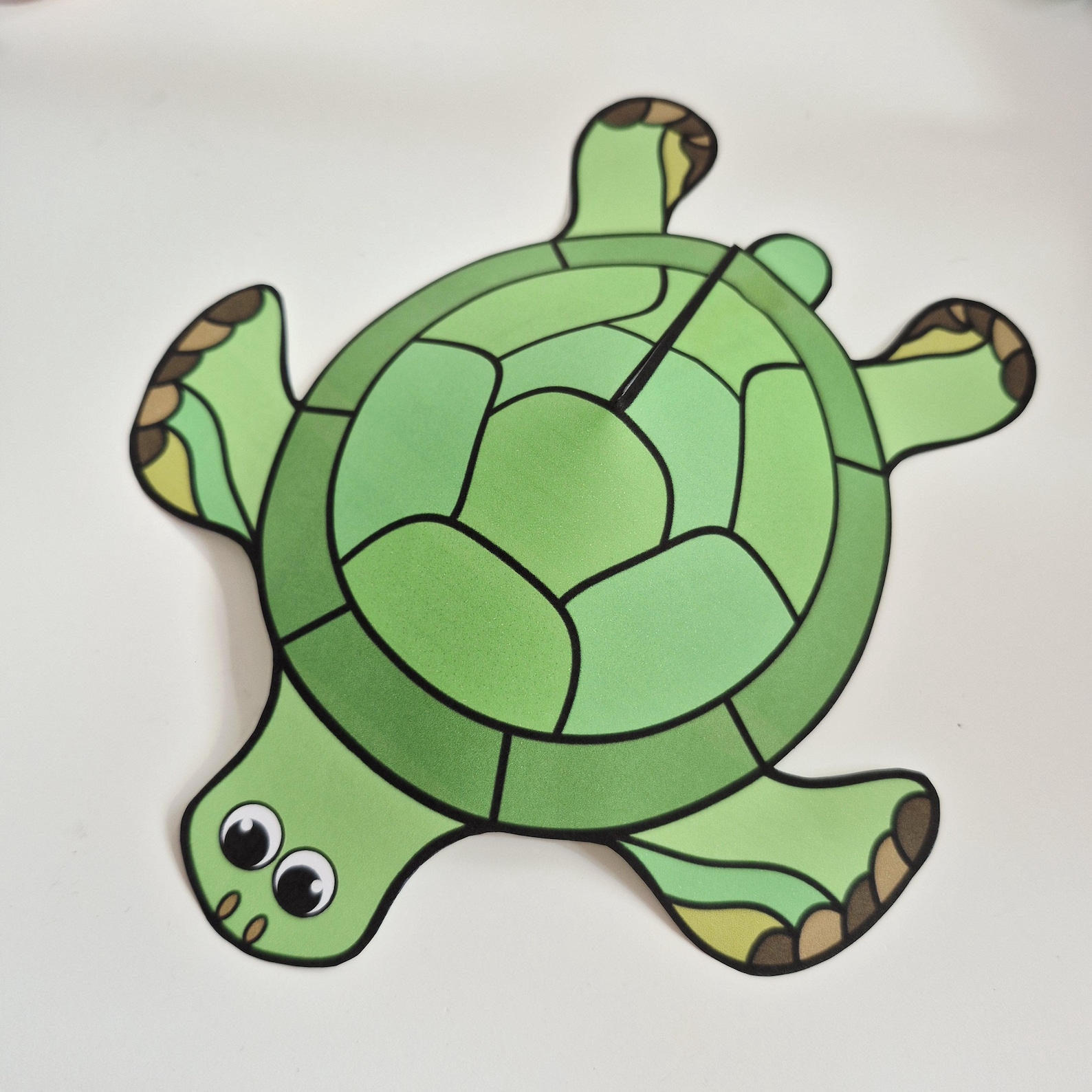 Printable Turtle Craft for Kids | 3D Paper Turtle Cut and Paste ...