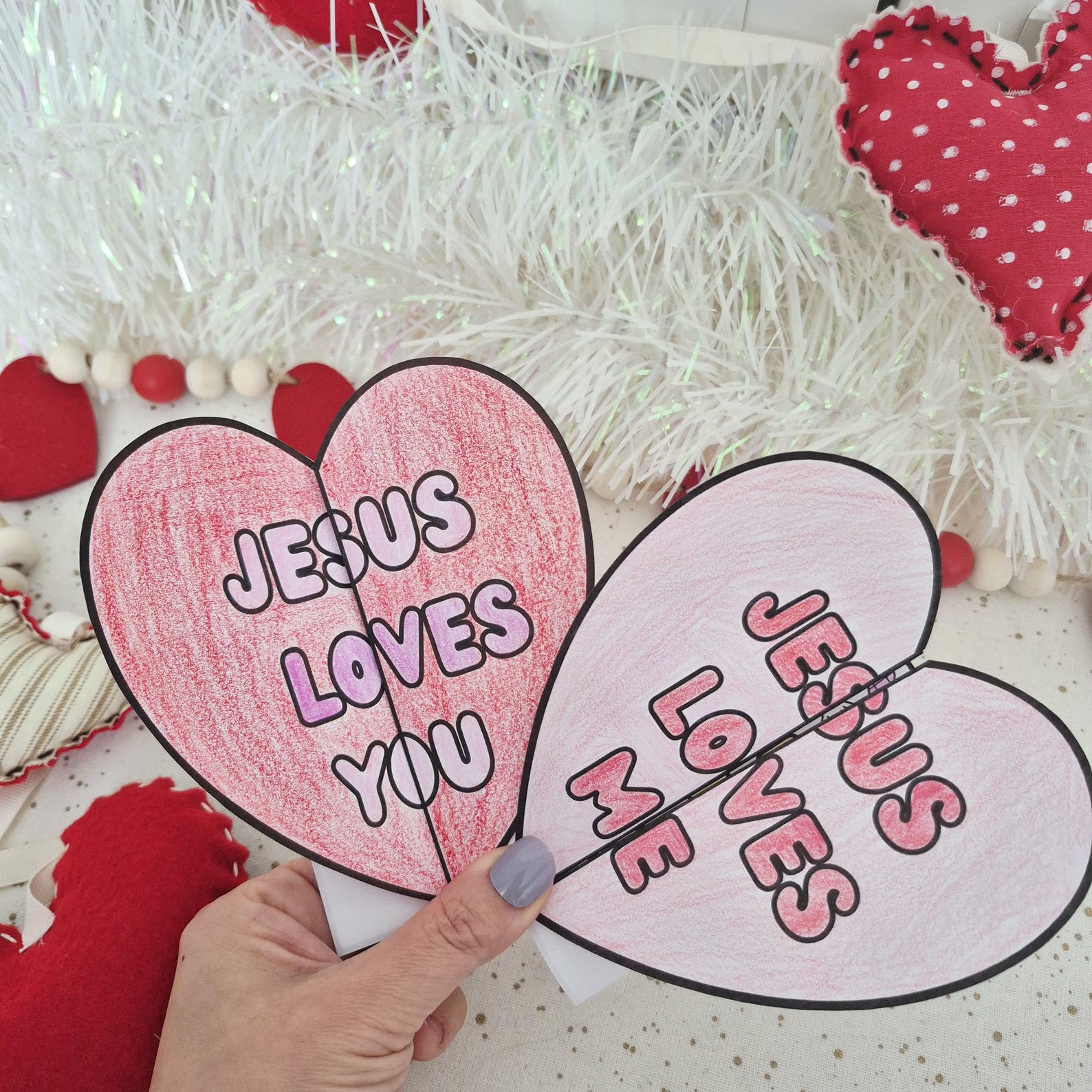 Christian Valentine Craft Bundle for Kids, Sunday School Bible Activity ...