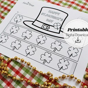 St. Patrick's Day Hat Crown Printable DIY Leprechaun Hat Craft Activity ...
