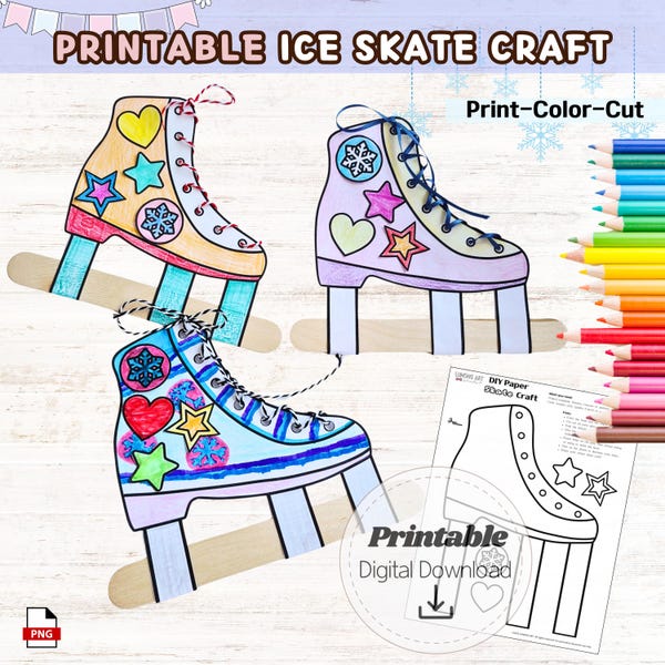 Ice Skating Art - Etsy