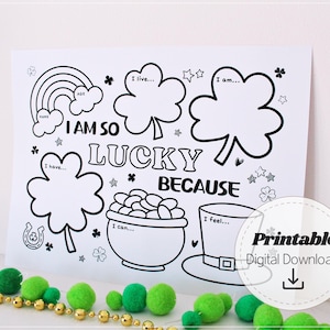 St Patrick's Day Printable Bundle Activity Worksheets Leprechaun, Lucky ...