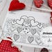 Valentine's Day Crown Printable Valentines Kids Craft Activity, Love ...