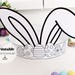 Easter Crafts Activity, Easter Coloring Crown DIY Easter Kids Craft ...