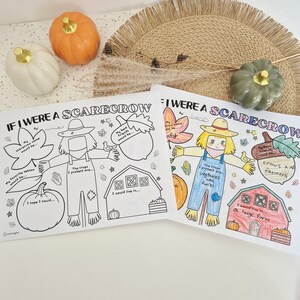 If I Were a Scarecrow Worksheet, Fall Writing Prompt for Kids ...