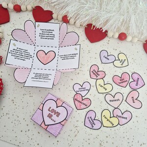 Christian Valentine Craft Bundle for Kids, Sunday School Bible Activity ...