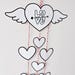Valentine's Day Heart Mobile Craft LOVE and Wings Printable Craft for ...