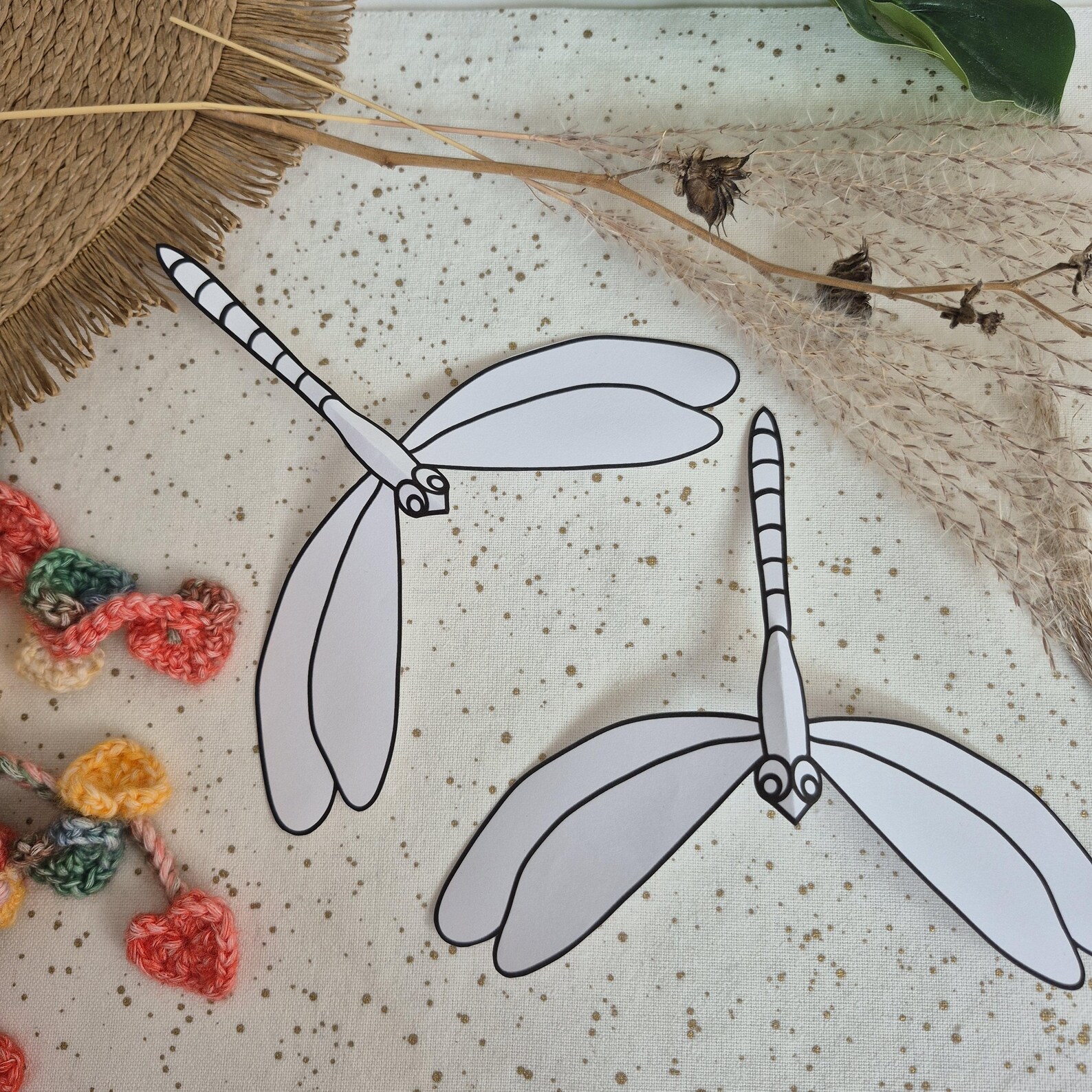 Printable Balancing Dragonfly Craft | DIY Paper Toy for Kids | STEM ...