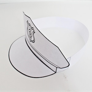 Police Hat Printable Template DIY Kids Police Officer Costume Community ...