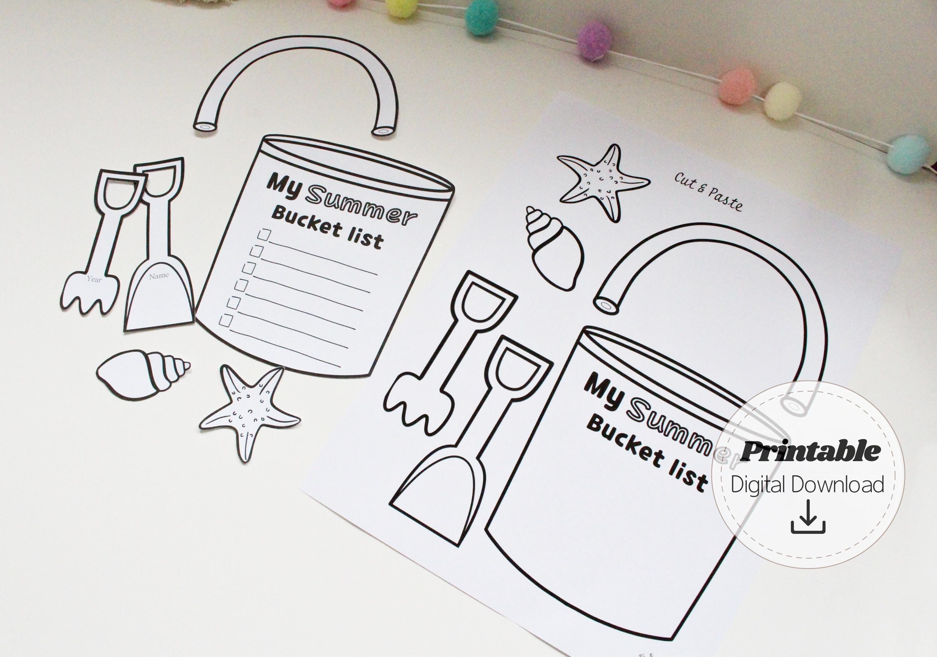 My Summer Bucket List Printable End of the Year Activity Worksheet ...