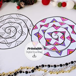 Year of the Snake 2025 Spiral Snake Printable DIY Paper Toy Kids ...