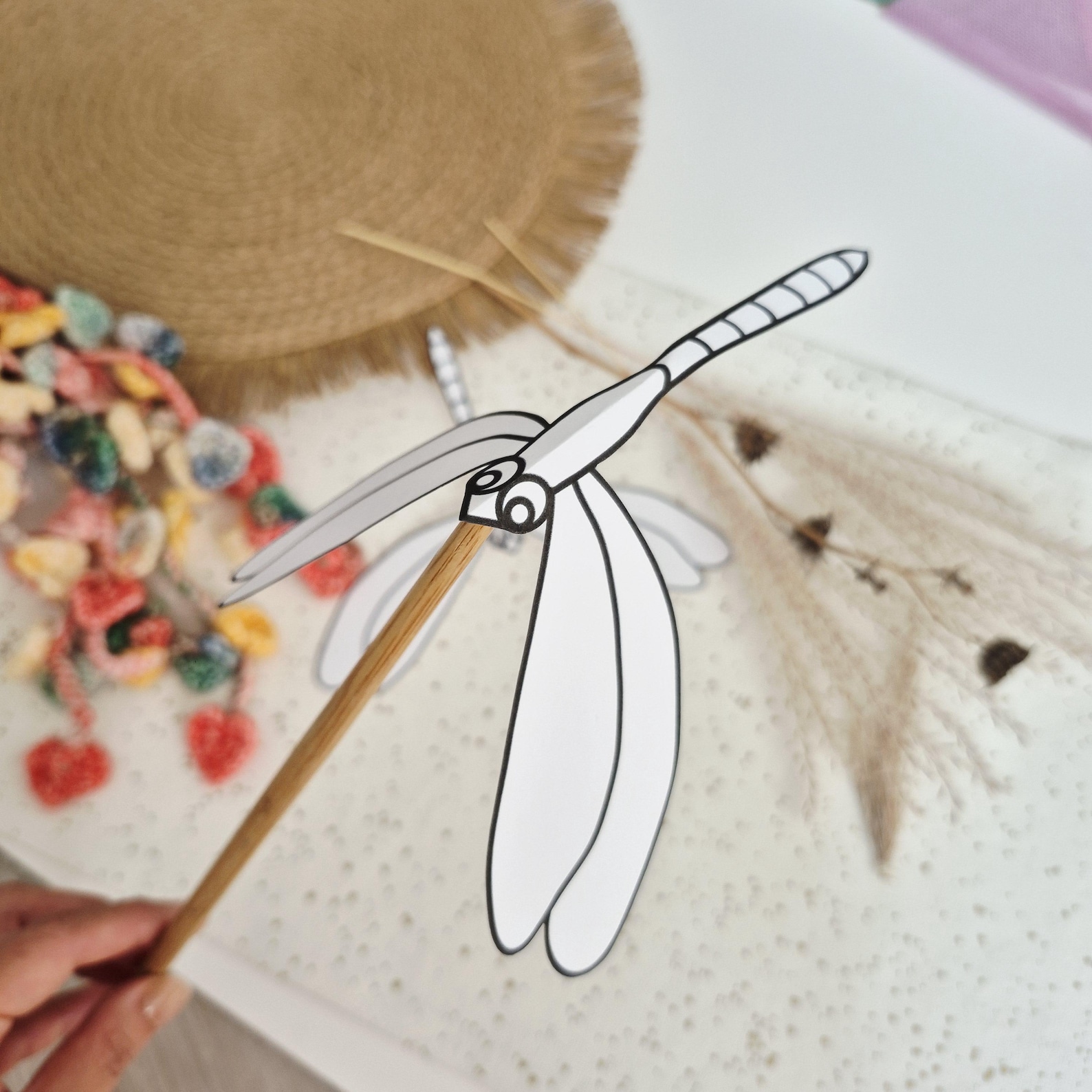 Printable Balancing Dragonfly Craft | DIY Paper Toy for Kids | STEM ...