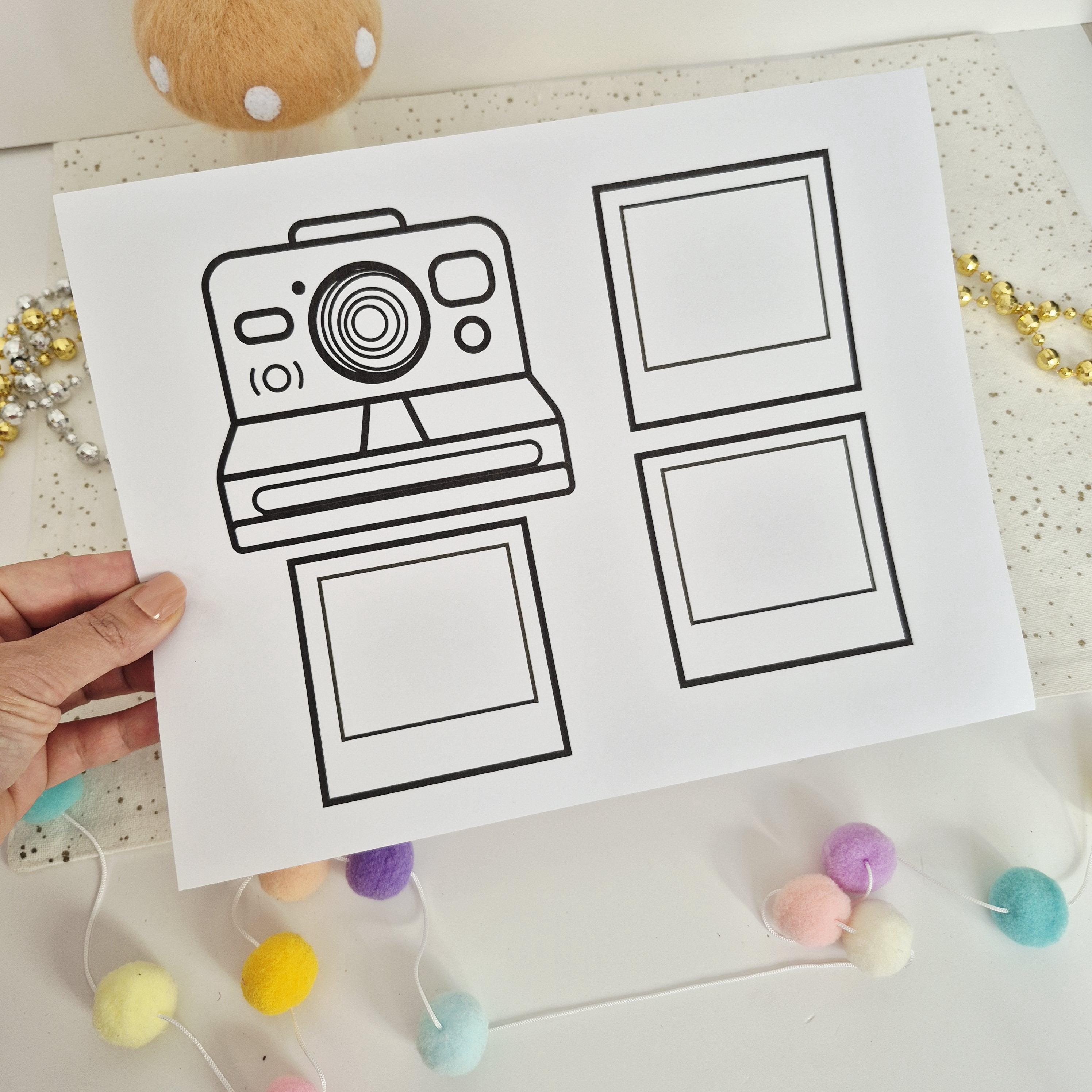 Printable Paper Camera Craft for Kids | End-of-year Memory Activity ...