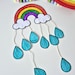 God’s Promise Rainbow Mobile Craft Printable Christian Coloring ...