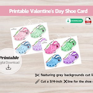 You CROC My World Valentine's Day Card Printable Classroom Exchange ...