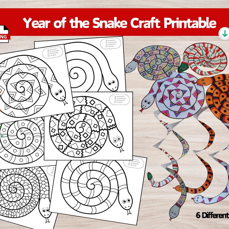 White Snake Art Print - Etsy