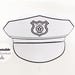 Police Hat Printable Template DIY Kids Police Officer Costume Community ...