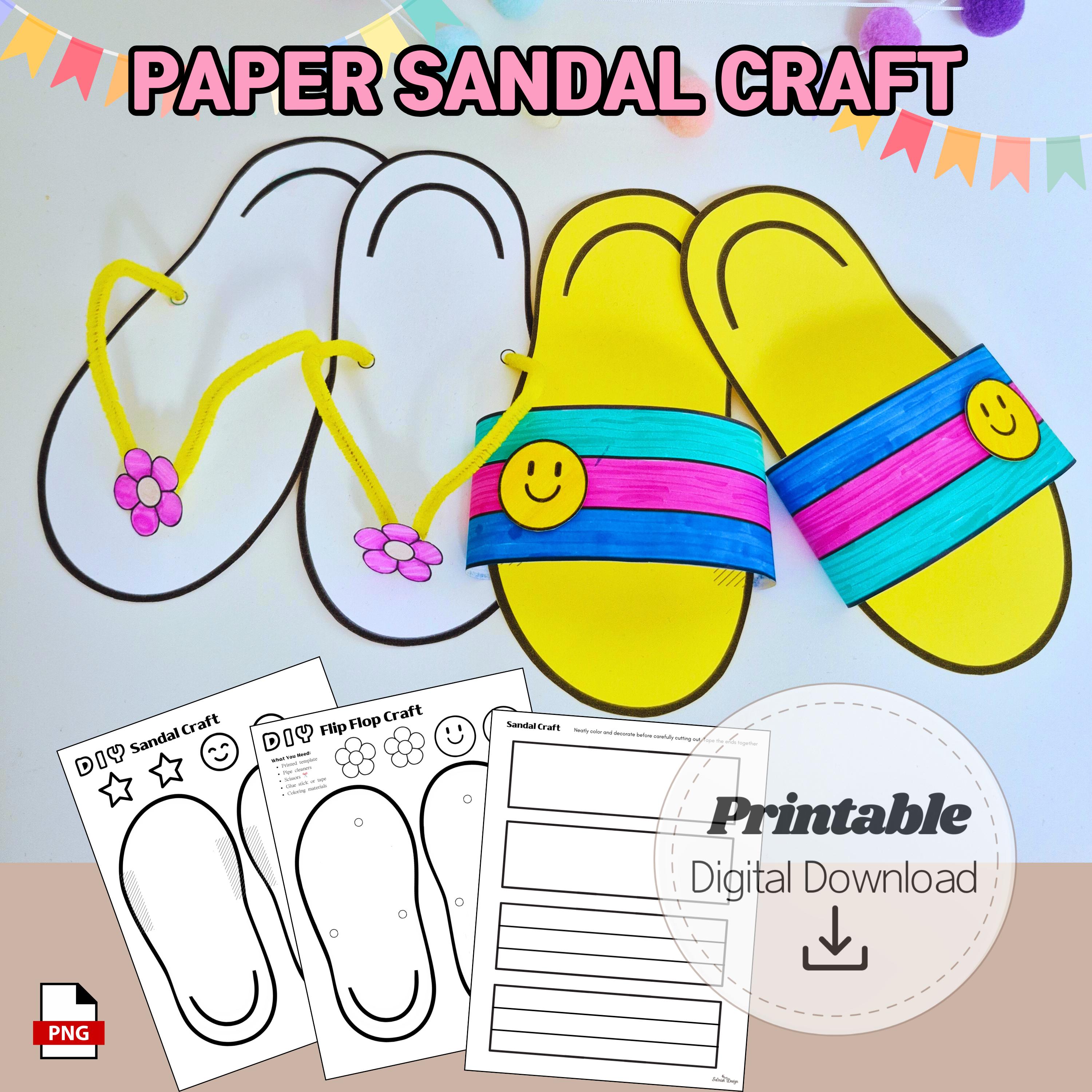 Flip Flop Craft Printable