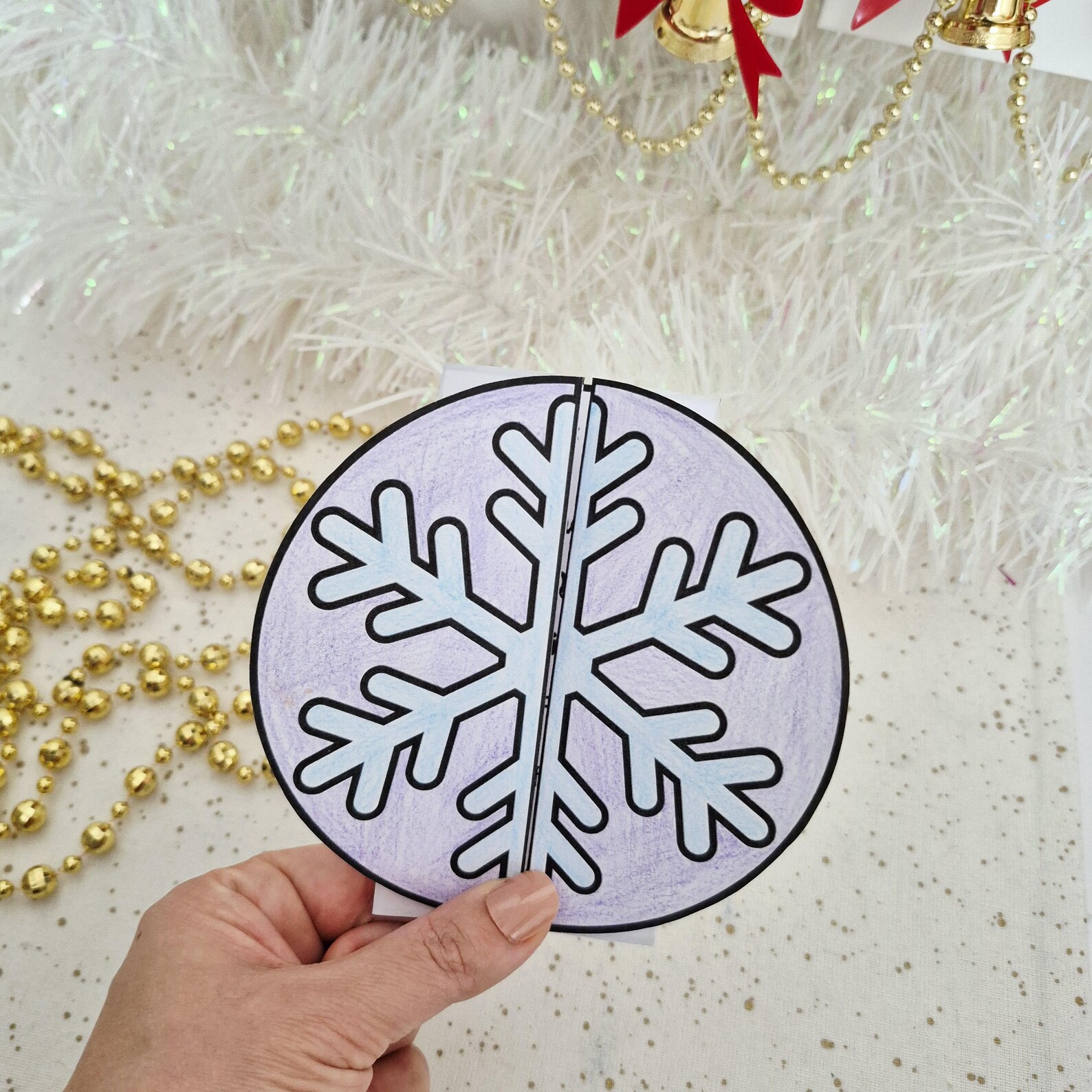 Bible Snowflake Card Craft, Psalm 139:14 Printable, God Made Me Unique ...