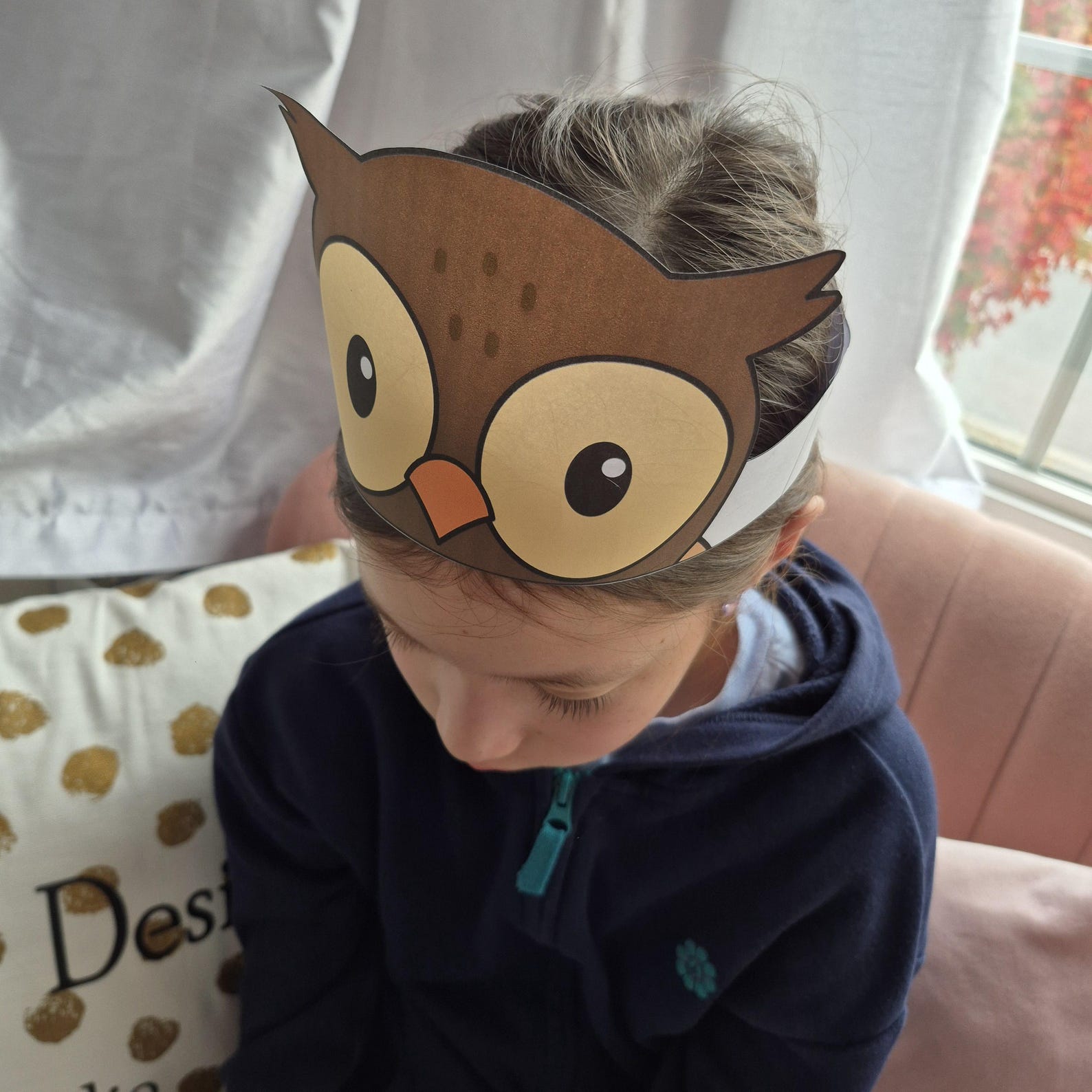 Printable Owl Paper Crown for Kids | DIY Owl Hat Craft | Forest Animal ...