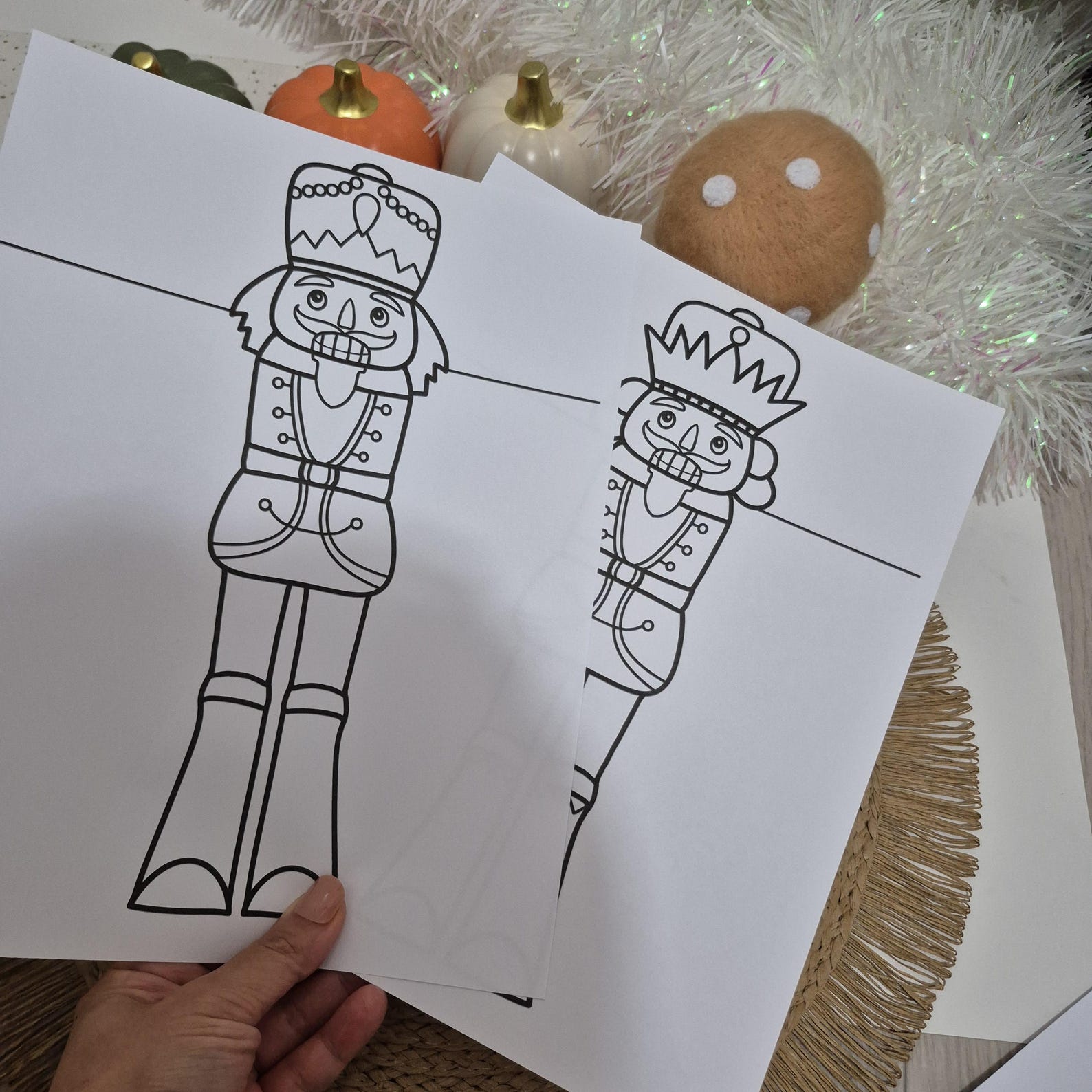 Printable 3D Nutcracker Craft for Kids | DIY Cut Out Paper Christmas ...
